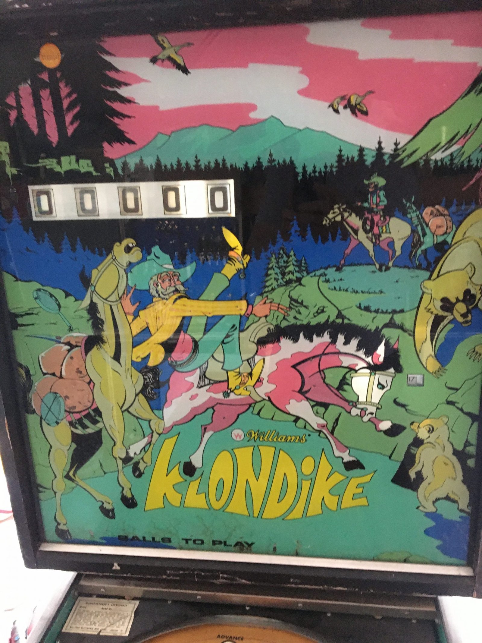 Williams EM Klondike Pinball Repair - Troxel Repair
