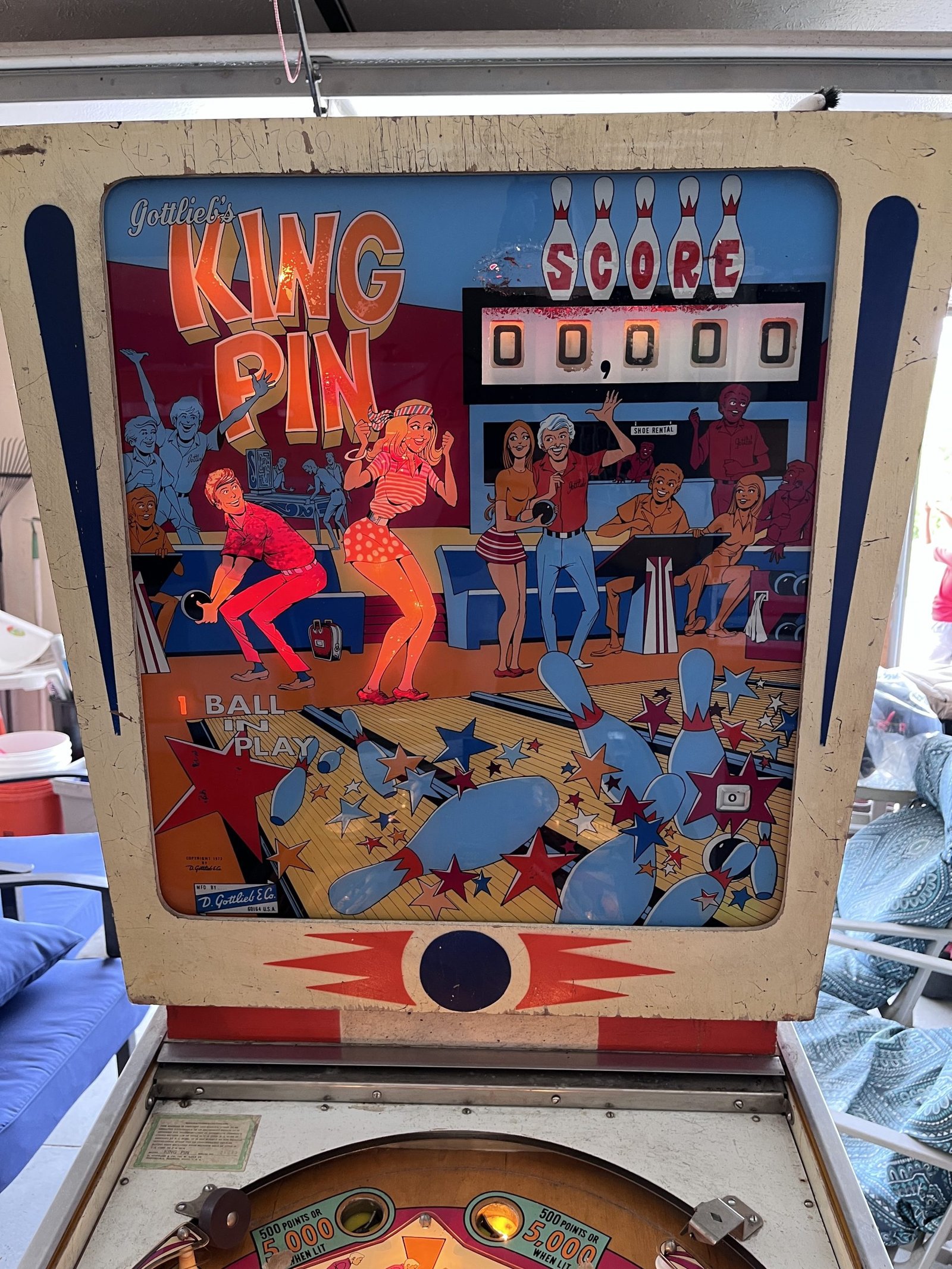 Bringing Life Back Gottlieb King Pin EM Pinball - Troxel Repair